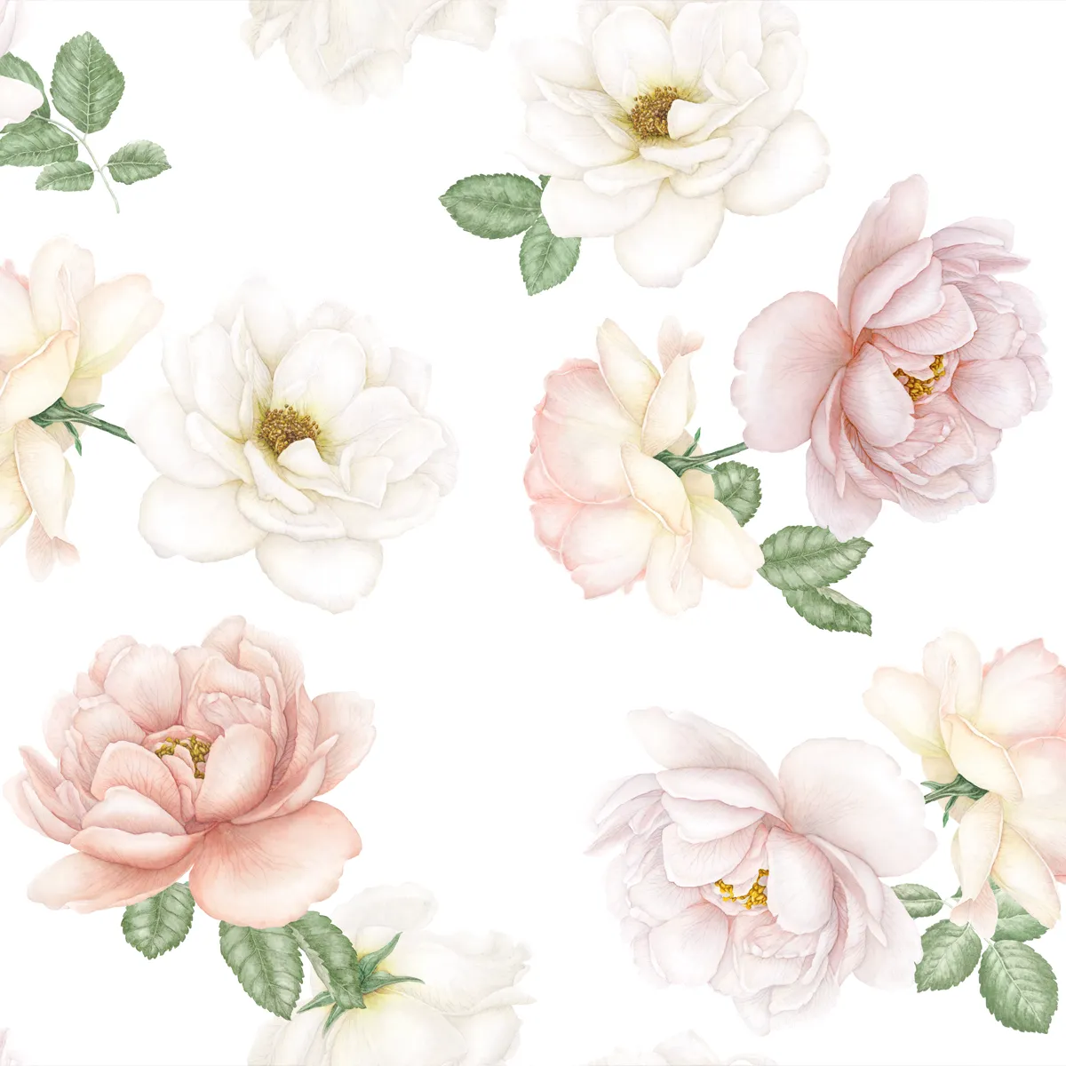 Satin Bettwäsche ROSE